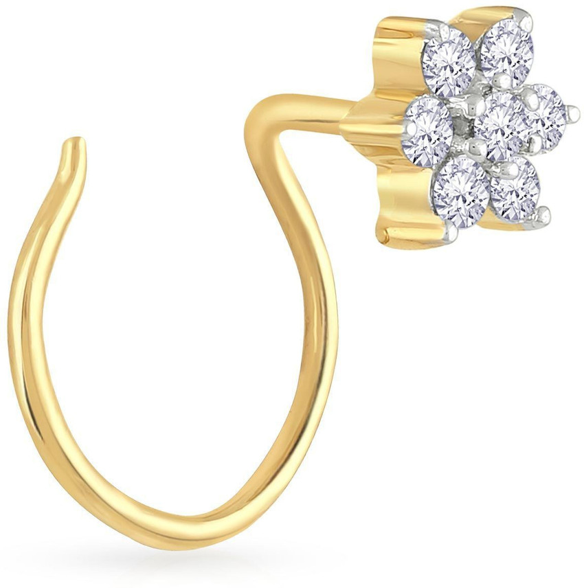 MALABAR GOLD DIAMONDS Mine Diamond Nosepin NP51223W Y VVSVS GH 18kt Diamond Yellow Gold Nose Wire Price in India Buy MALABAR GOLD DIAMONDS Mine Diamond Nosepin NP51223W Y VVSVS GH 18kt Diamond Yellow ...