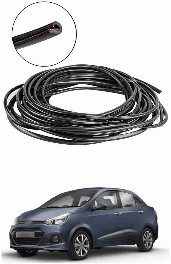 PROEDITION Car Door Edge Guards Clear Rubber Seal Protector U Shape Black 16Ft A99 Matte Glossy Chrome Hyundai Xcent Rear Garnish Price in India Buy PROEDITION Car Door Edge Guards Clear Rubber