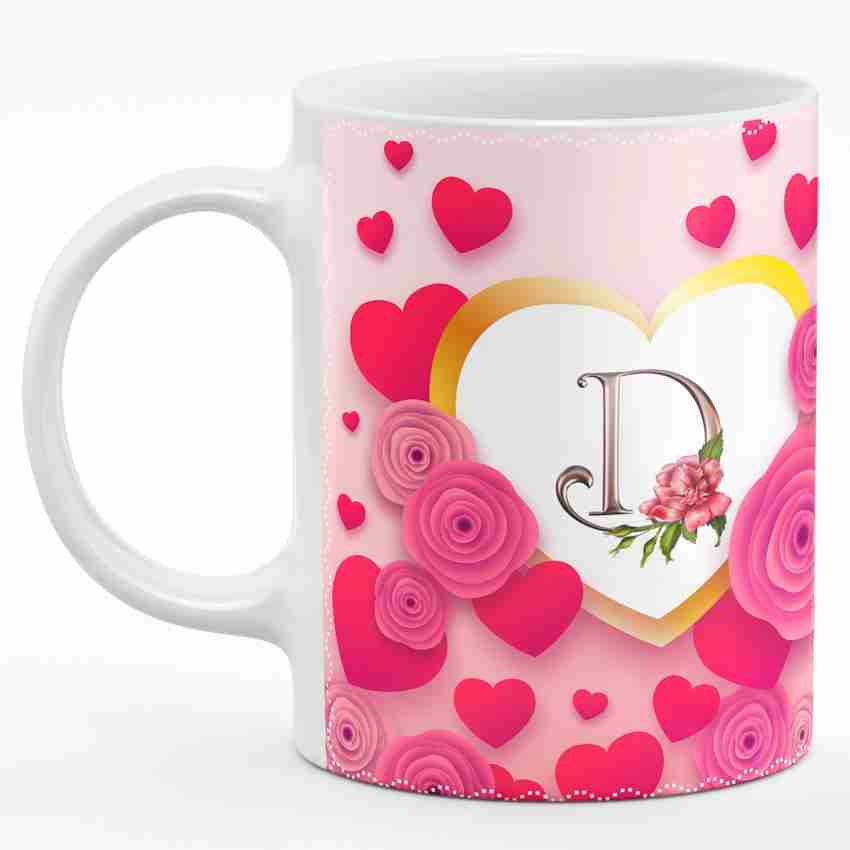 D Alphabet In Heart