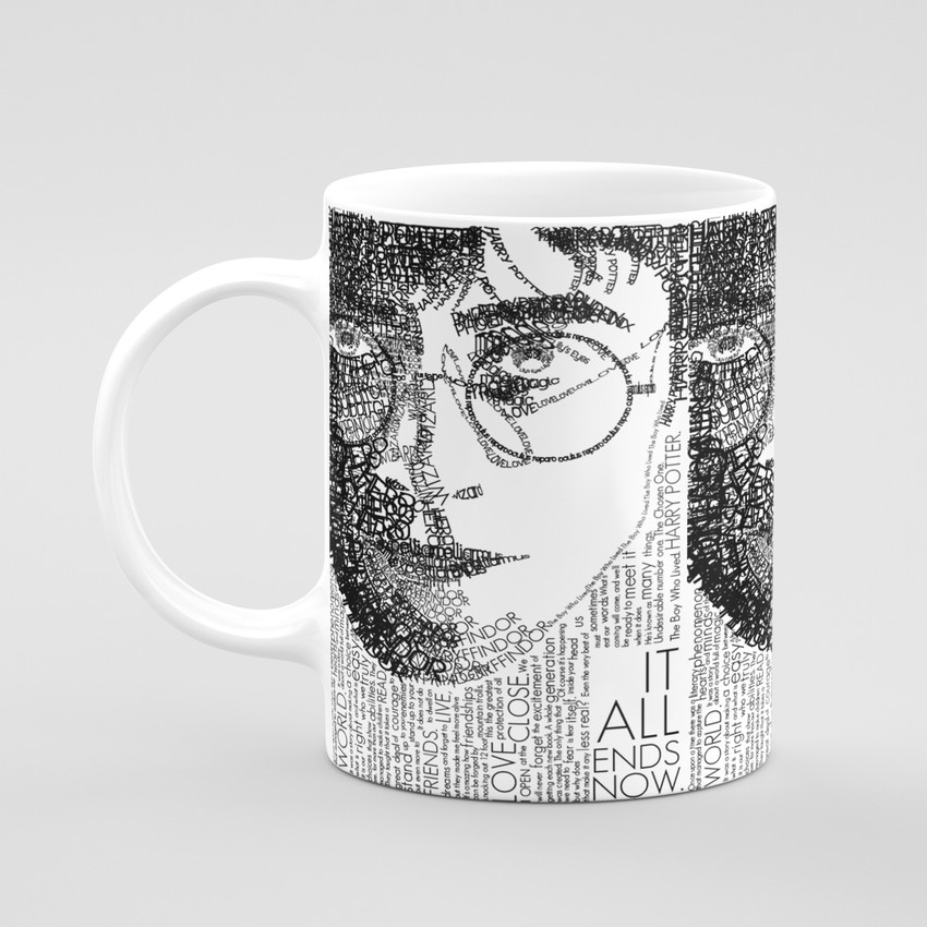 Harry Potter Face Black And White
