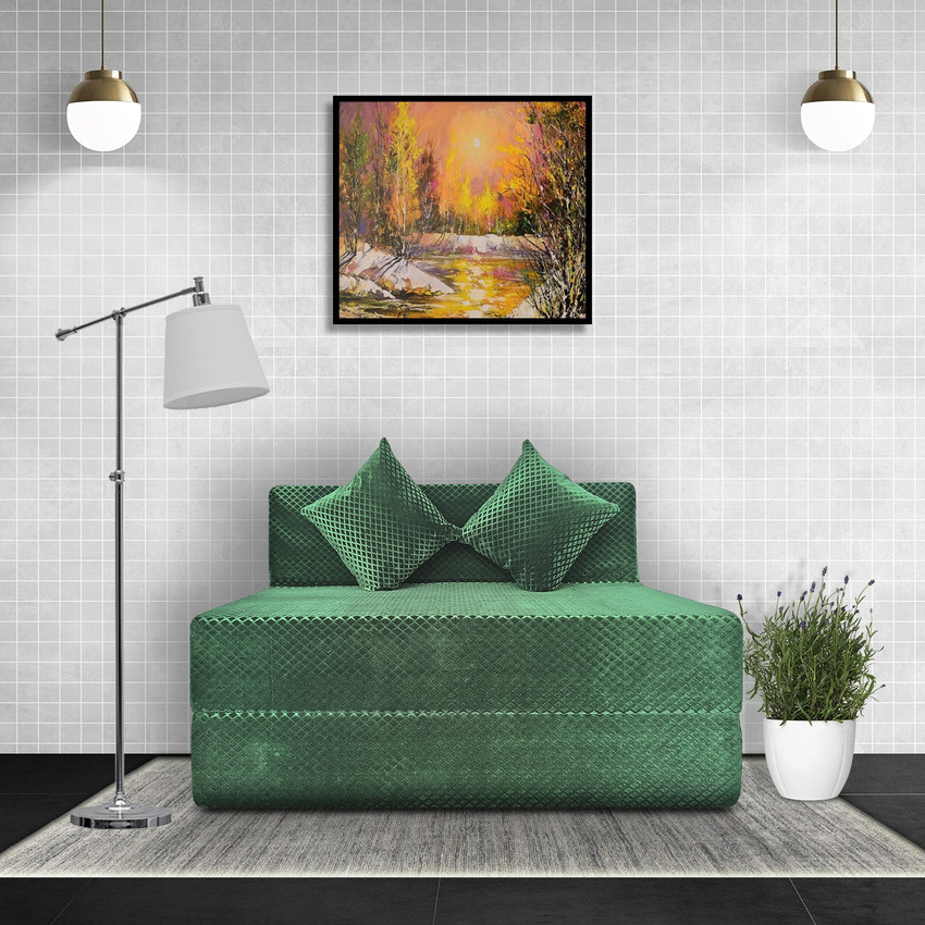 Fresh Up Fresh Up Estella with velvet fabric 4x6 Feet 2 Seater Double Foam Fold Out Sofa Cum Bed Price in India Buy Fresh Up Fresh Up Estella with velvet fabric
