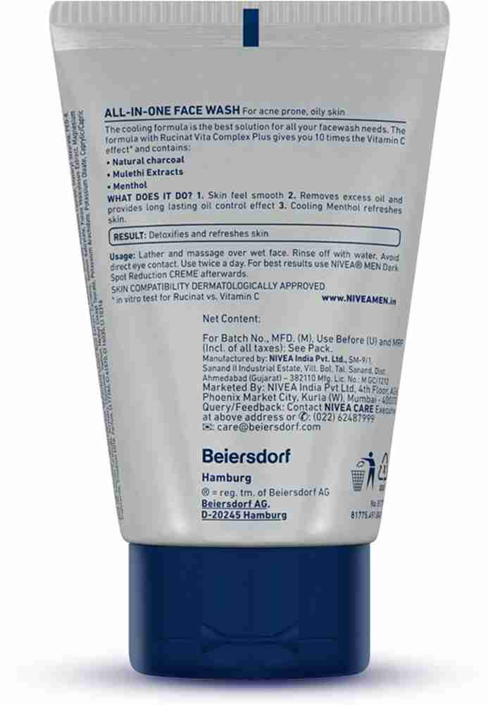 Nivea men face wash all in one store