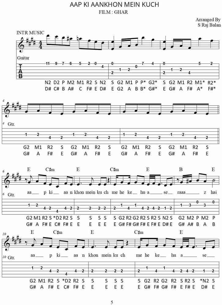 Violin Notes For Malayalam Songs