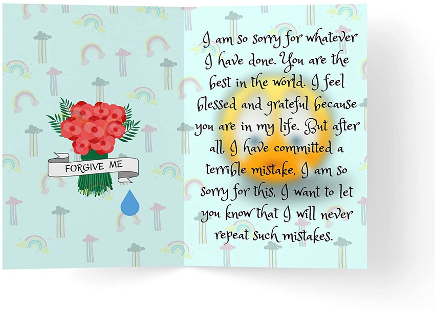 Im Sorry Cards For Boyfriends