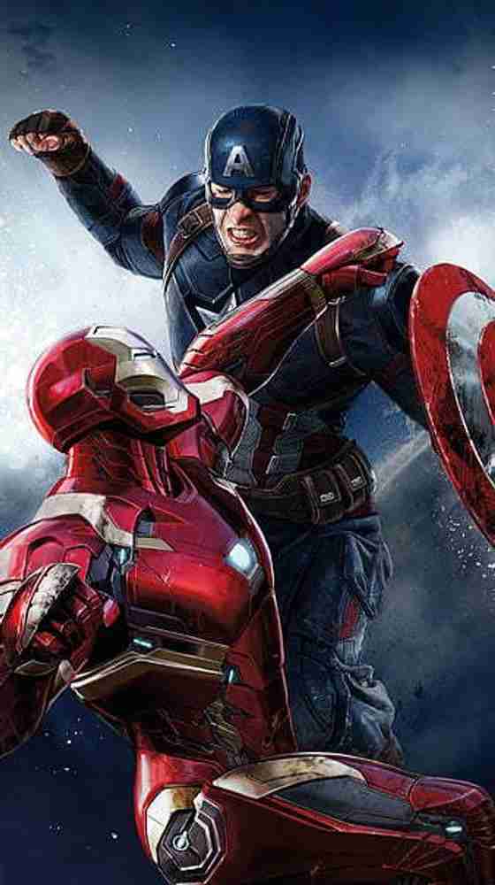 how to draw captain america versus iron man
