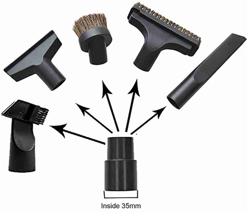 Cezo Vacuum Attachments Accessories Cleaning Kit Brush Nozzle Crevice Tool for General Purpose Vacuum Cleaner Set of 6 Vacuum Cleaner Nozzle Price in India Buy Cezo Vacuum Attachments Accessories Clea...