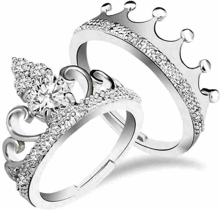 King And Queen Crown Rings
