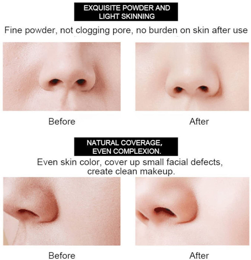 White Face Powder Makeup | Saubhaya Makeup