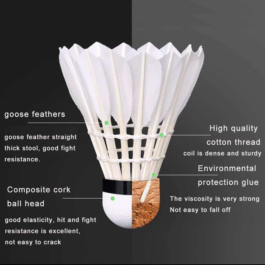Badminton goose feather shuttlecock store