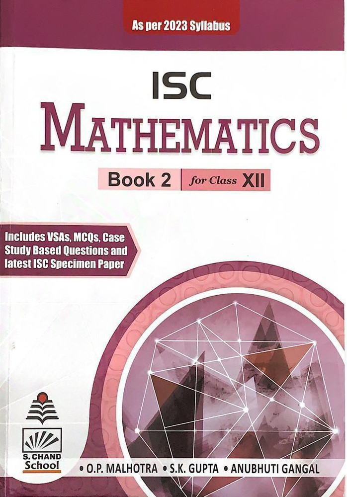 Mathematics Book For Class 12