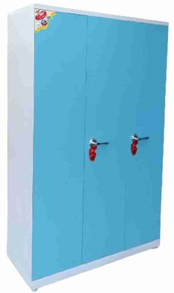 Paul s 3door firozi blue with Handel lock Metal Almirah Price in India Buy Paul s 3door firozi blue with Handel lock Metal Almirah online at Flipkart