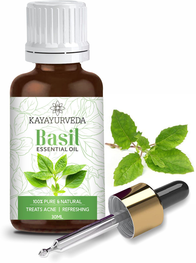 KAYAYURVEDA 100 Organic Basil Essential Oil Price in India Buy KAYAYURVEDA 100 Organic Basil Essential Oil Online In India Reviews Ratings Features Flipkart