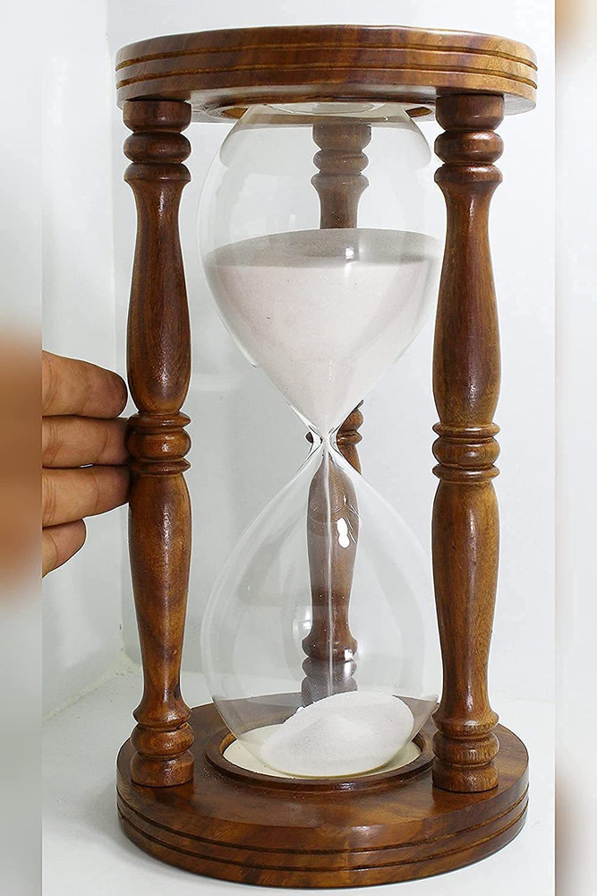 Paratech 60 Minutes Sand Timer Hourglass Wooden Sand Clock Price in India Buy Paratech 60 Minutes Sand Timer Hourglass Wooden Sand Clock online at Flipkart