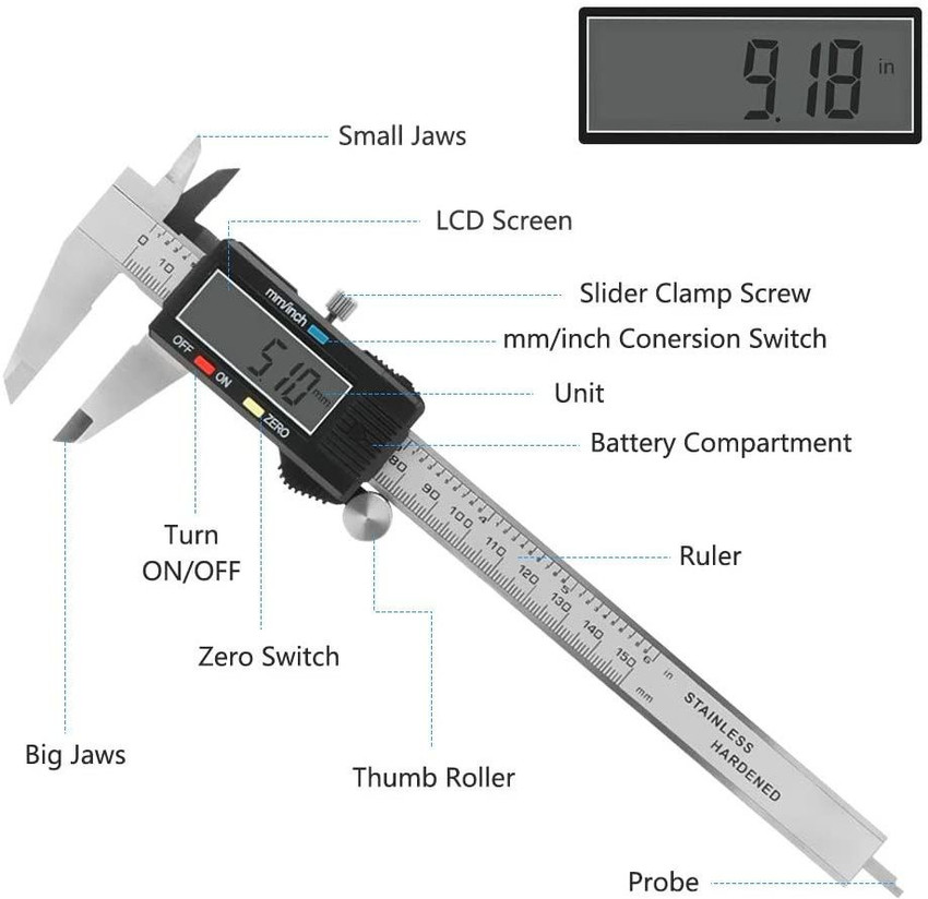 Digital Caliper Parts