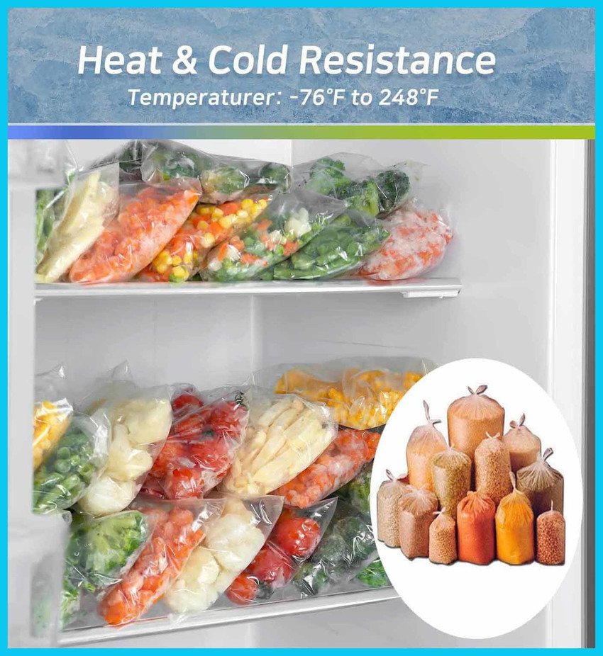 Human Food Top Sealed Plastic Food Grade Bag China Human