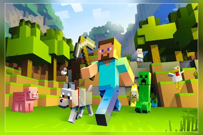Minecraft Wallpaper Drawing By