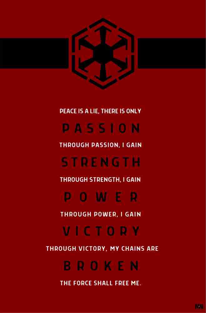 Sith Code Wallpaper