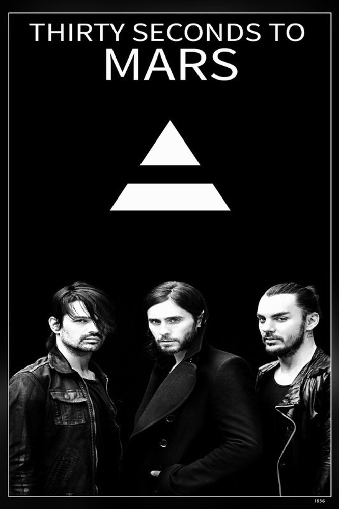 30 Seconds To Mars Logo Black
