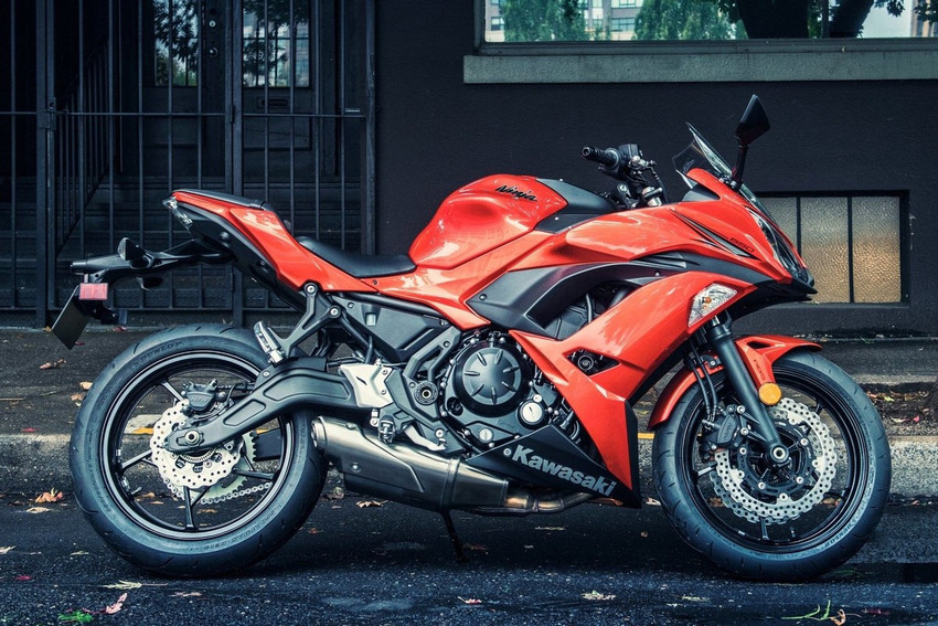 Orange Ninja Bike