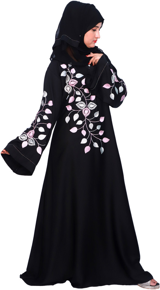 Simple Burqa Designs In Diamond