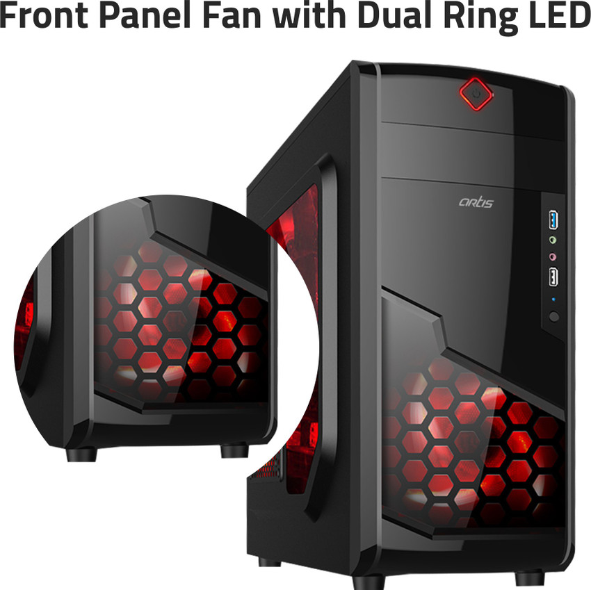 Iball Spirit Gaming Cabinet With Smps Black | Cabinets Matttroy