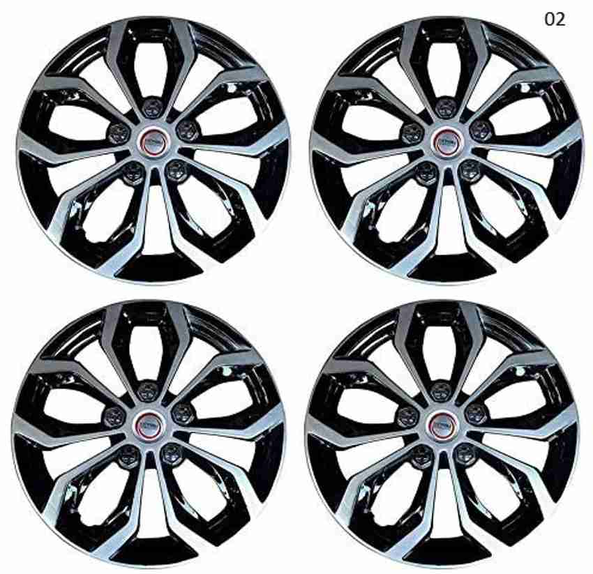 CARIZO 12 Inch Wheel Cover Wheel Cap Black Silver Compatible with Maruti Suzuki Alto Wheel Cover For Maruti Alto Price in India Buy CARIZO 12 Inch Wheel Cover Wheel Cap Black Silver Compatible with Ma...
