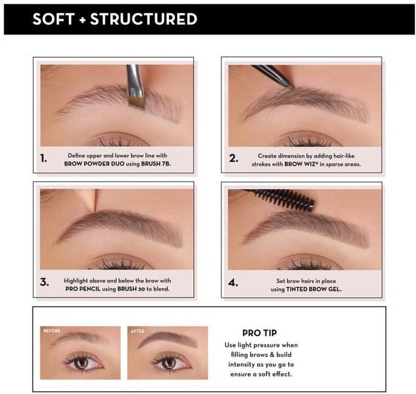 How To Draw Eyebrows Step By Makeup | Saubhaya Makeup
