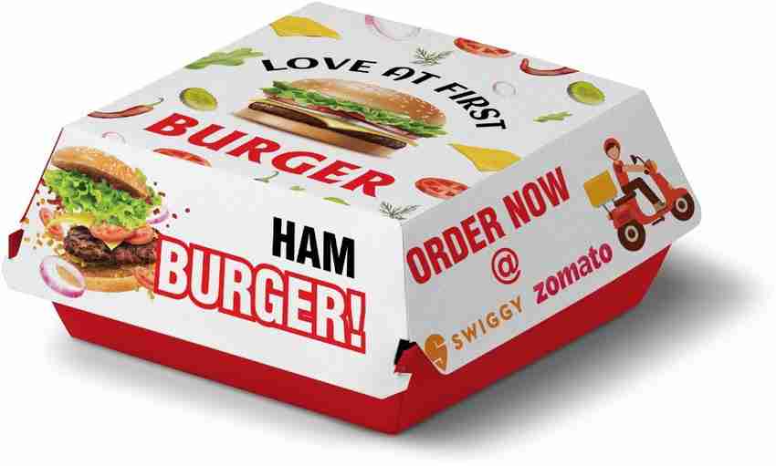 Lpg Burger Box Paper Burger Packing Packaging Box Price in India Buy Lpg Burger Box Paper Burger Packing Packaging Box online at Flipkart