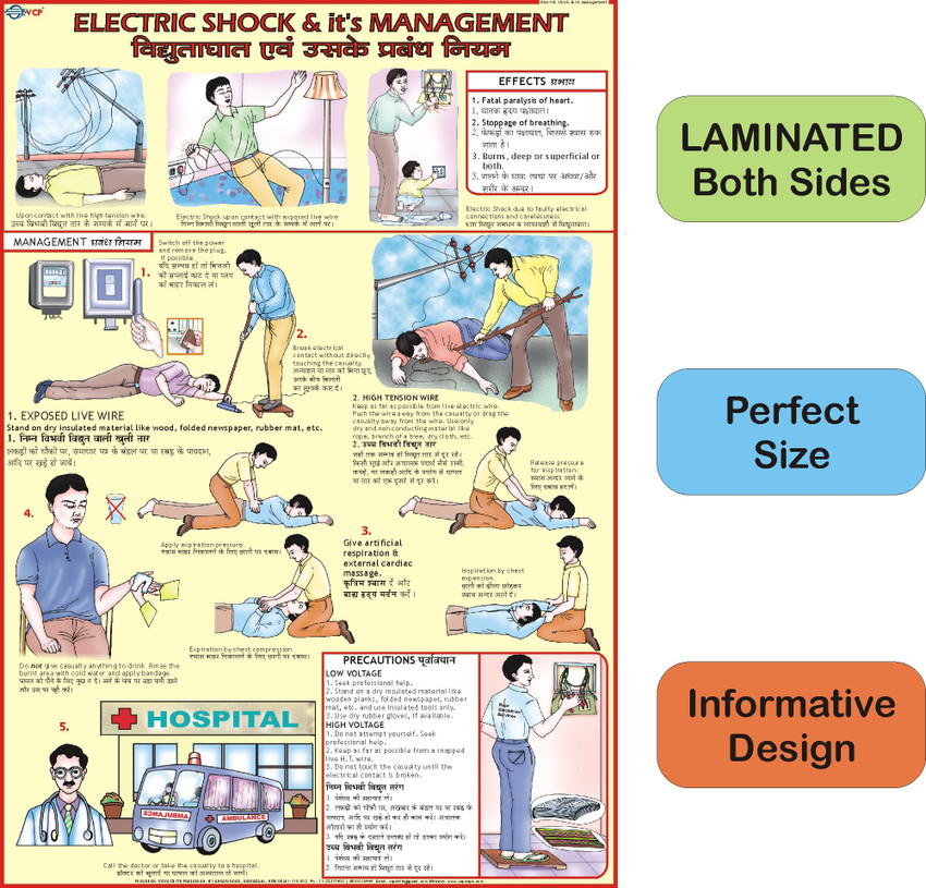 Electric Shock First Aid Poster Free Download