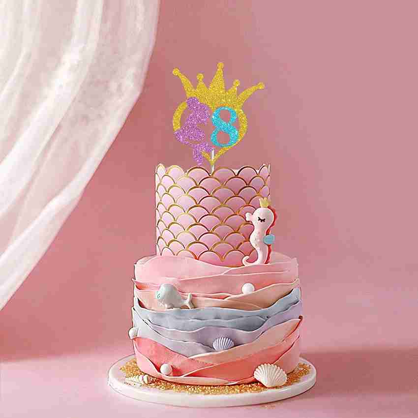 8th Birthday Cake Girl