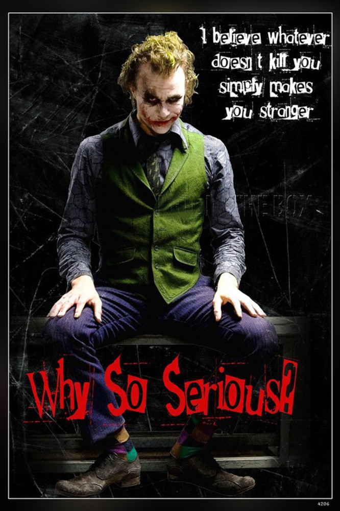 The Joker Heath Ledger Poster