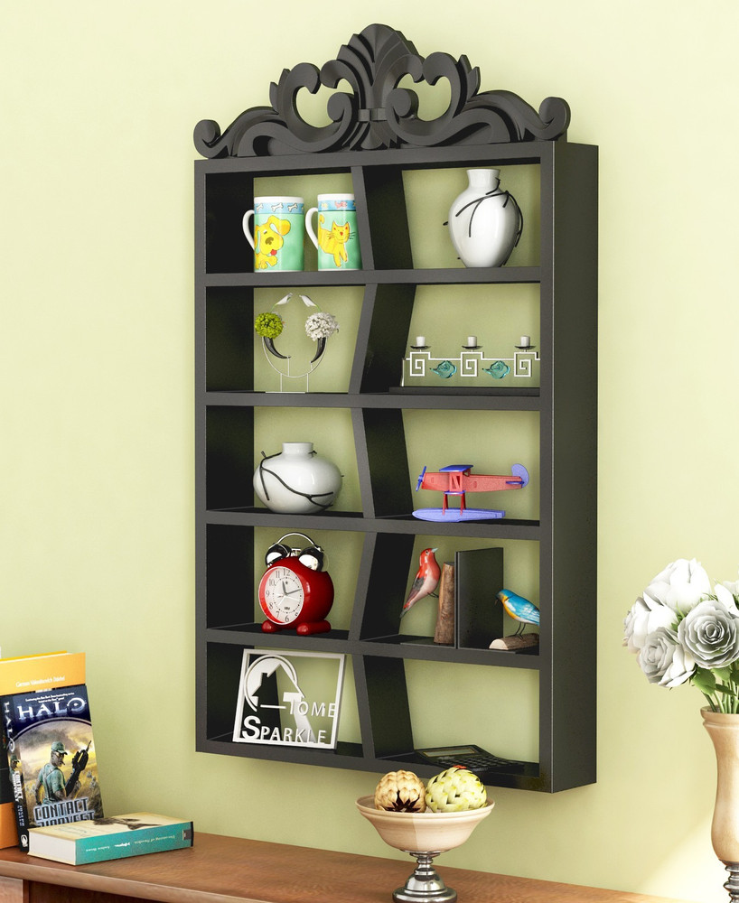 HOME SPARKLE Wall Showcase MDF Medium Density Fiber Wall Shelf Price in India Buy HOME SPARKLE Wall Showcase MDF Medium Density Fiber Wall Shelf online at Flipkart