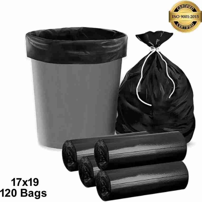 Small black garbage bags store