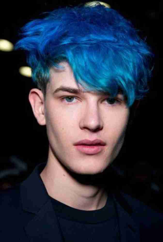 Blue Hair Color Boy