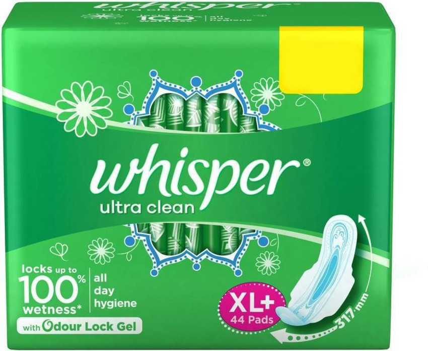 Whisper Ultra Clean XL Plus Wings Sanitary Pad Buy Women Hygiene products online in India Flipkart