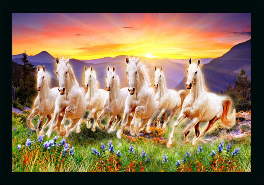 7 Horses Painting