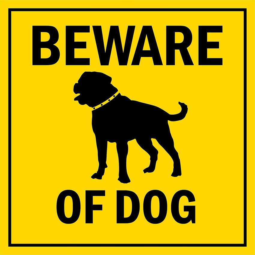 Q Dog Sign