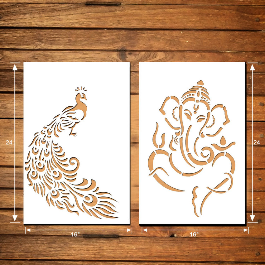 Stencil Designs Of Ganesha