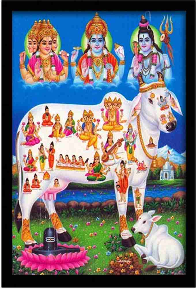 Brahma Vishnu Mahesh Painting