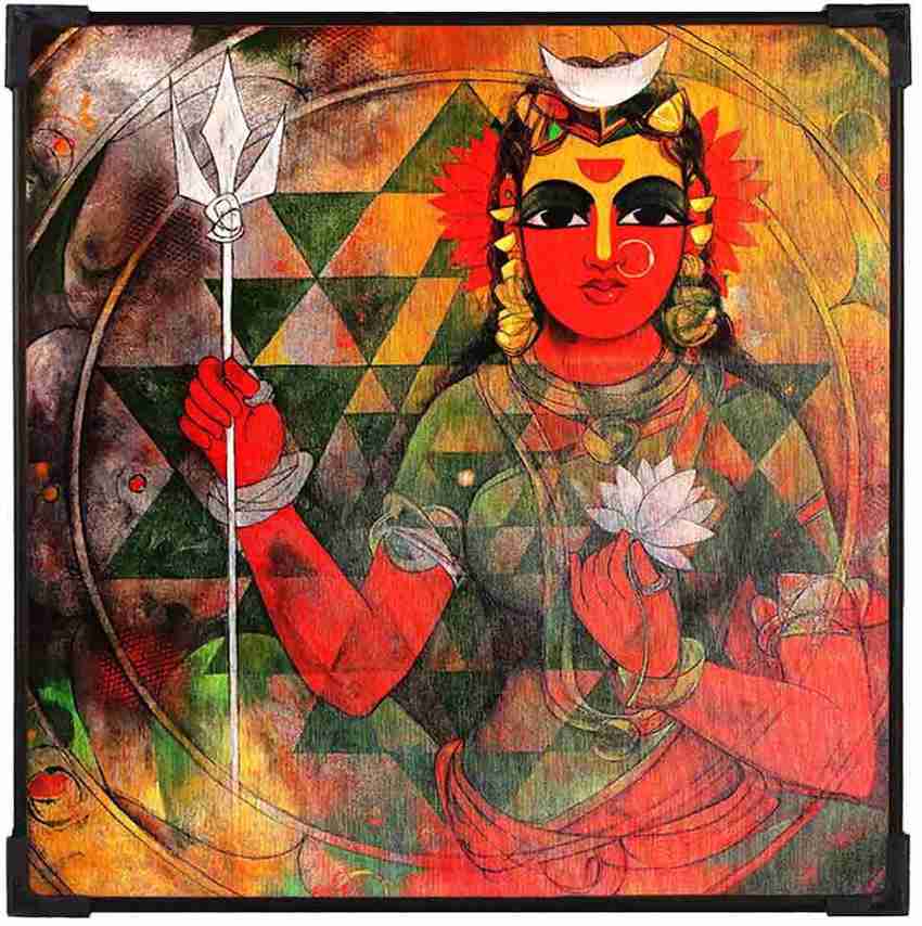 Goddess Durga Modern Art