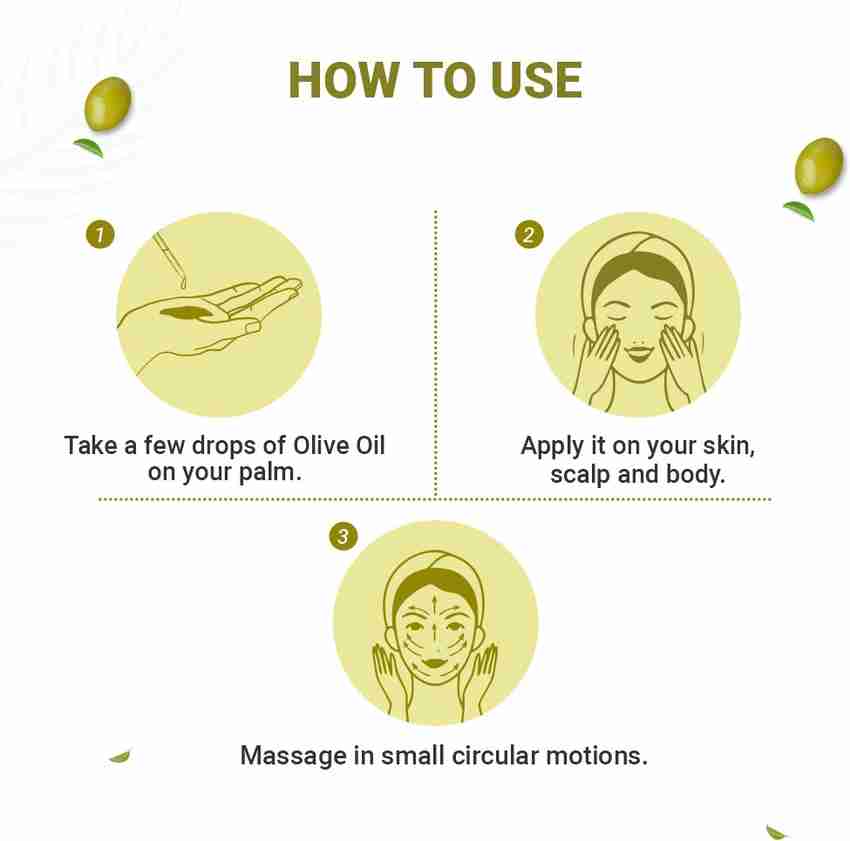 Indus Valley Bio Organic Olive Massage Oil For Skin Hair Multipurpose Benefits