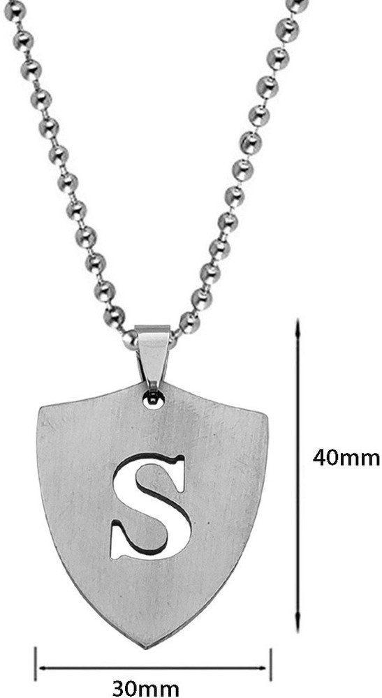 S Letter In Silver
