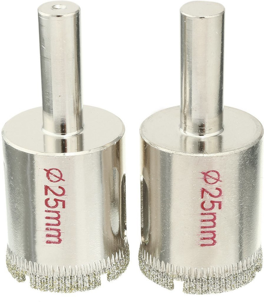 uptoak 2Pcs 25mm Diamond Coated Hole Saw Drill Bits for Glass Ceramic Tile Marble Rock Price in India Buy uptoak 2Pcs 25mm Diamond Coated Hole Saw Drill Bits for Glass Ceramic