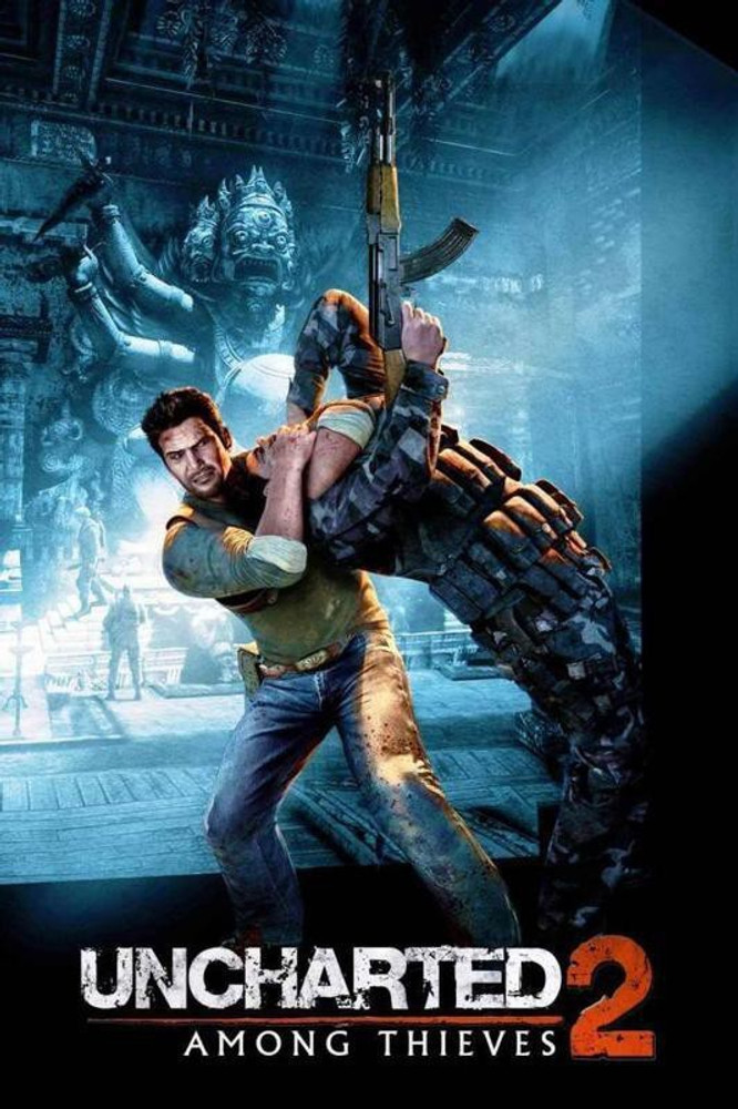 Uncharted 2 Poster PS4 Uncharted 2: Among Thieves Remastered
