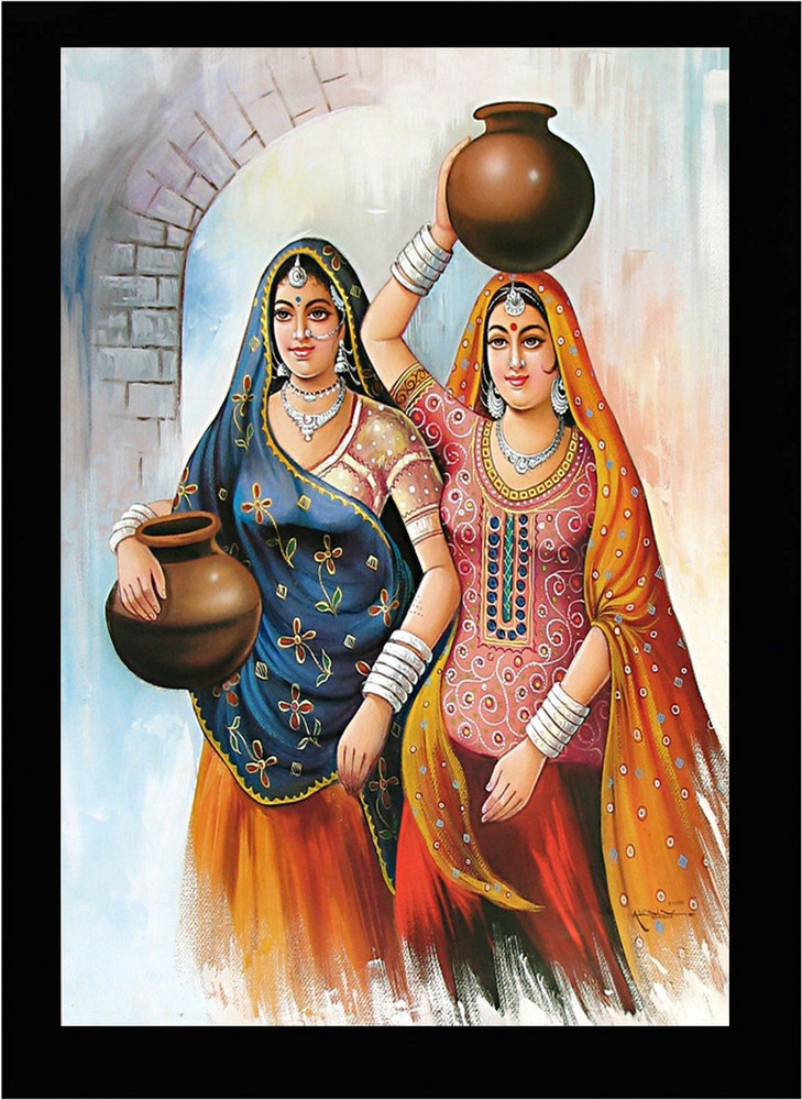 Paintings Of Rajasthani Women