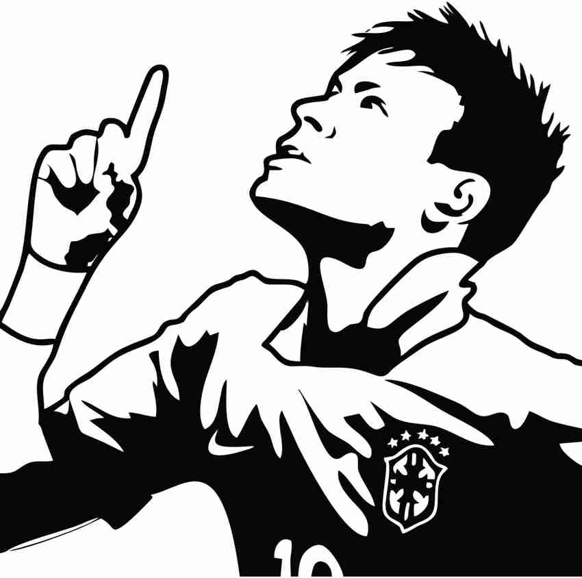 how to draw neymar logo