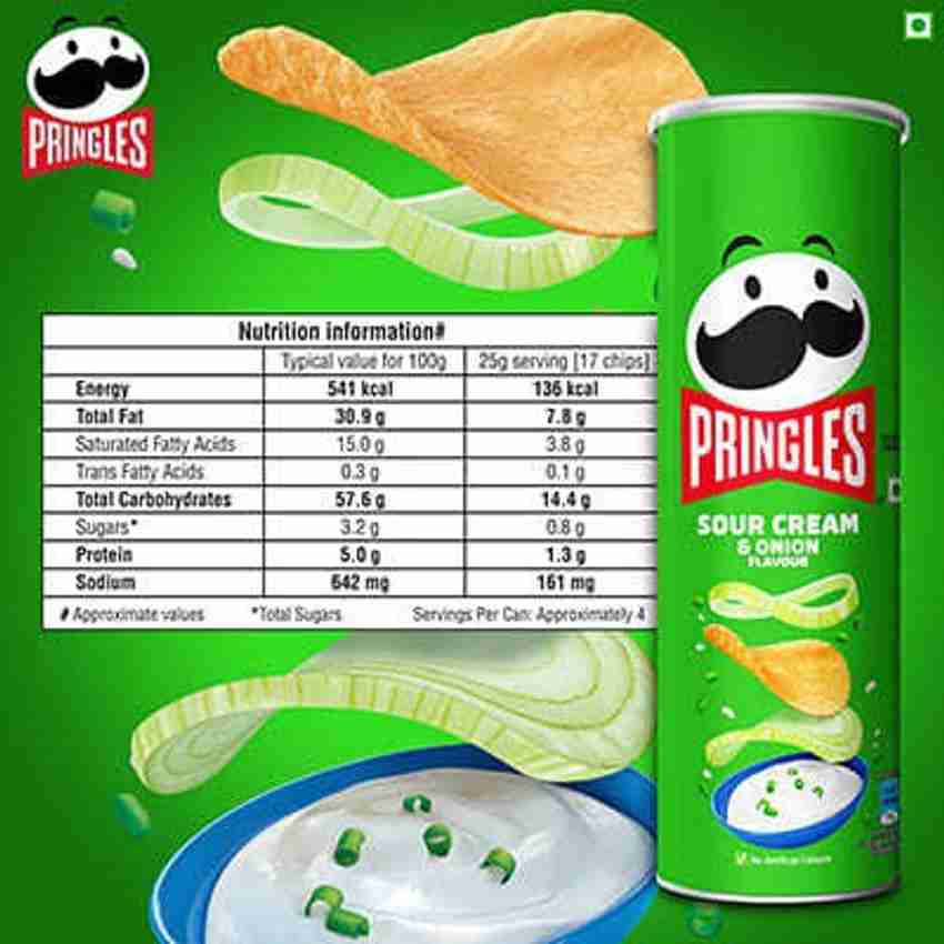 Sour Cream And Onion Pringles Pringles Potato Crisps Sour Cream