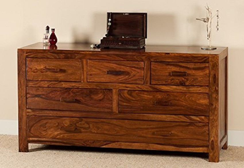 Divine Arts Solid Sheesham Wood Chest of 6 Drawers for Living Room Solid Wood Kitchen Cabinet Price in India Buy Divine Arts Solid Sheesham Wood Chest of 6 Drawers for Living