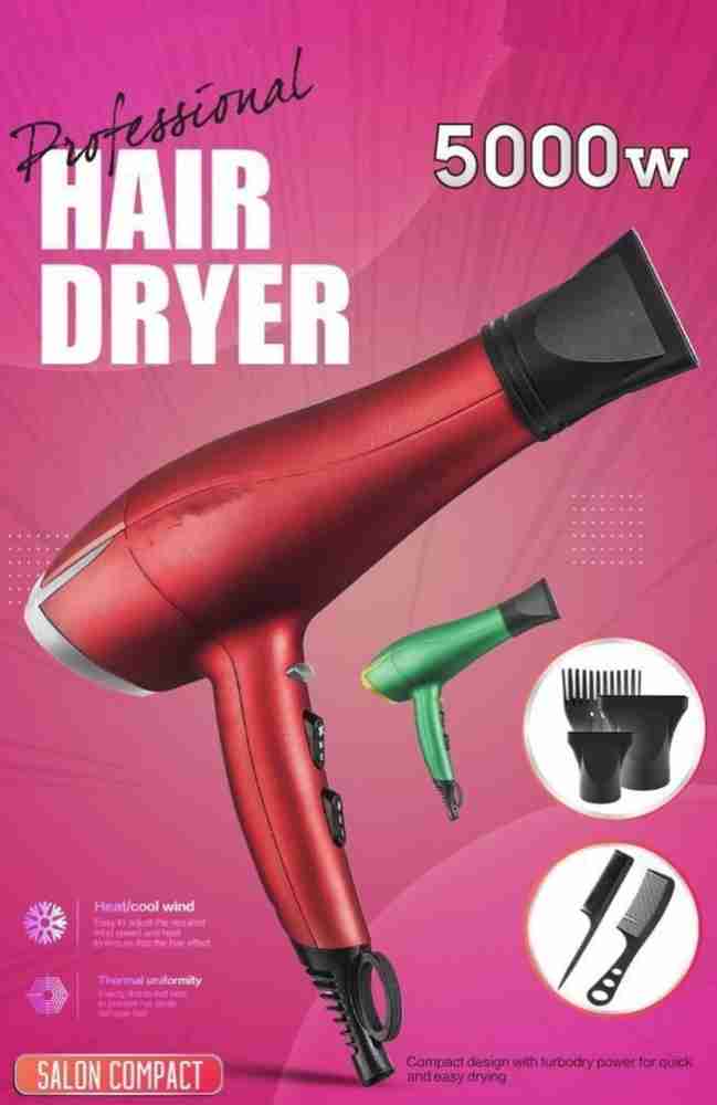 HASRU Hair Dryer For Men s Women Girls 5000w with Hot Cold Function Hair Dryer HASRU Flipkart