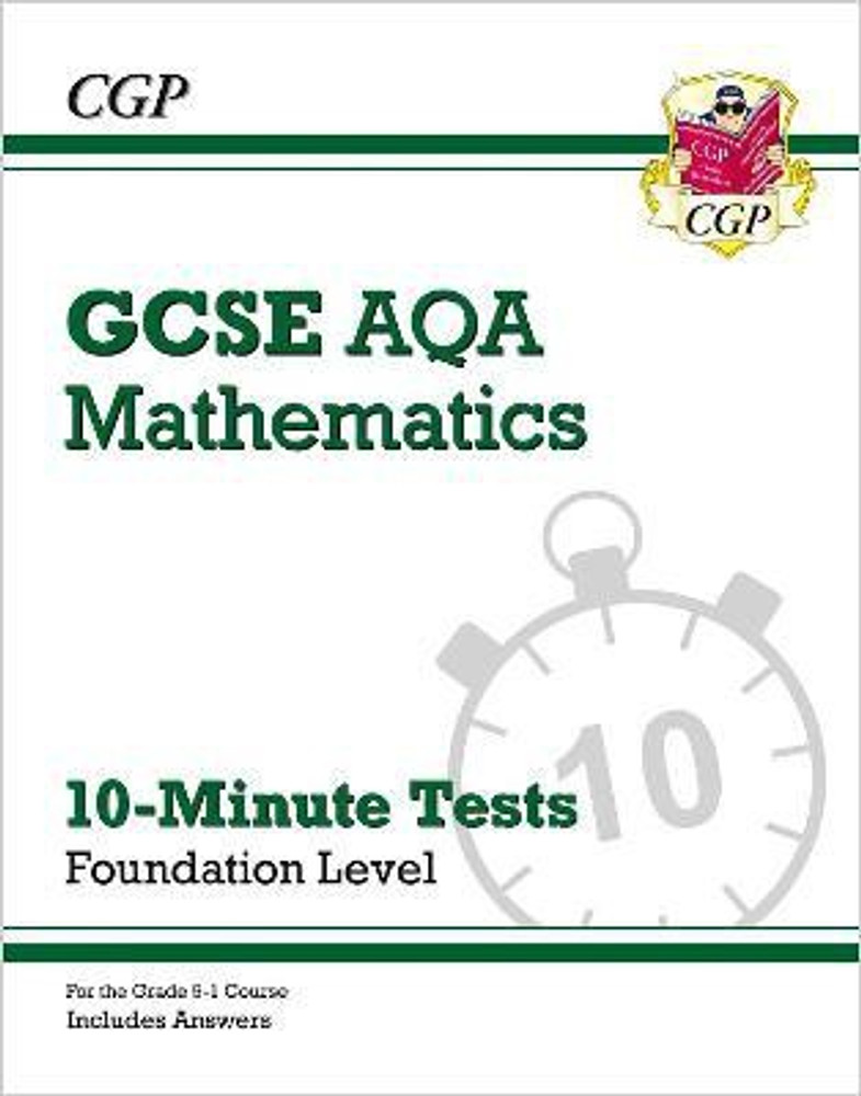 GCSE AQA Maths Revision Guide And Cards Foundation Grade, 54% OFF